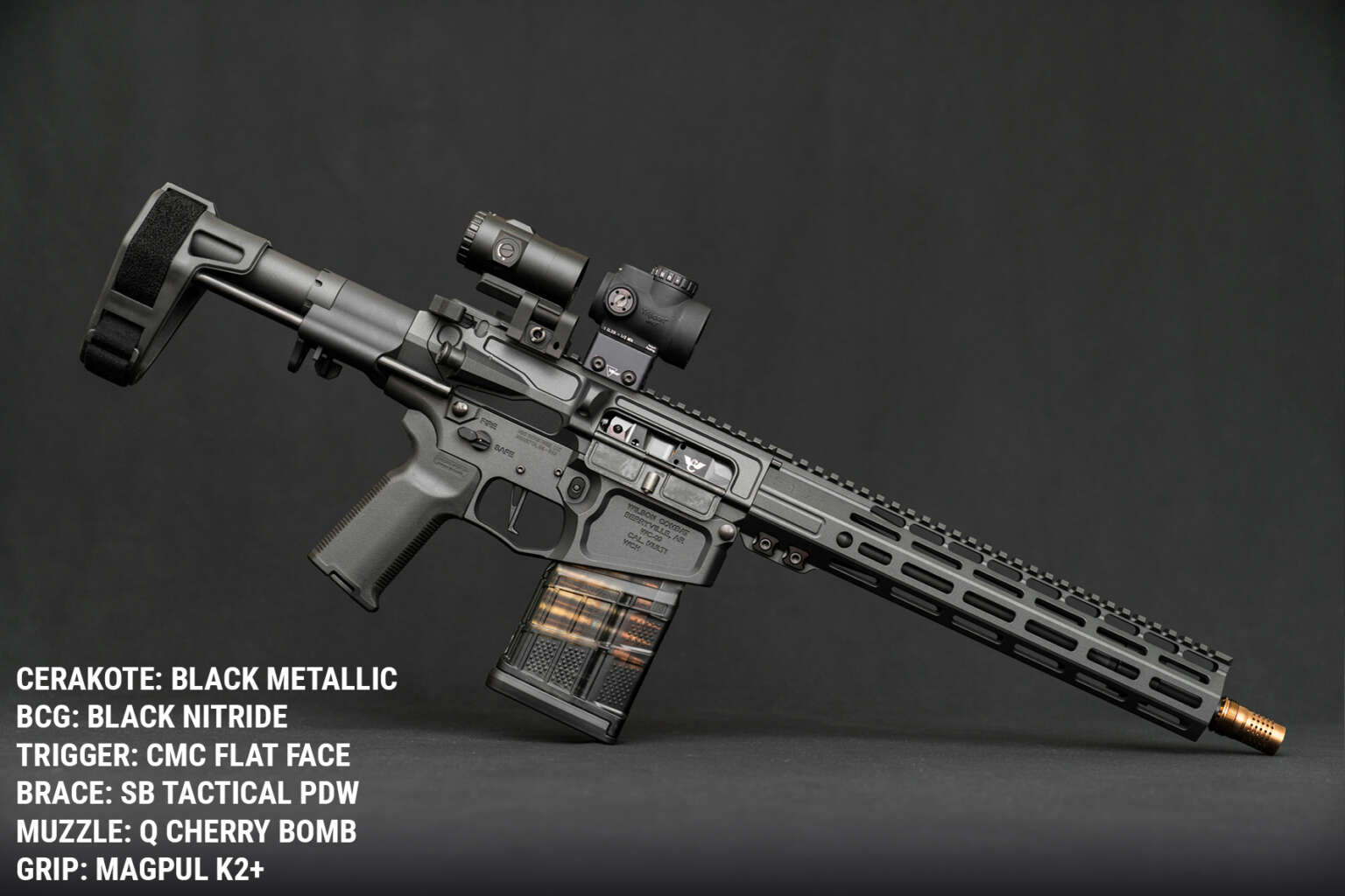 Custom Wilson Combat AR-10- .308 WIN – 12.5″ PDW Pistol – NRC Industries