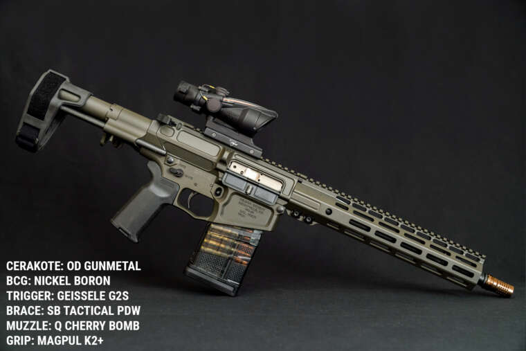 Custom Wilson Combat AR-10- .308 WIN – 12.5″ PDW Pistol – NRC Industries