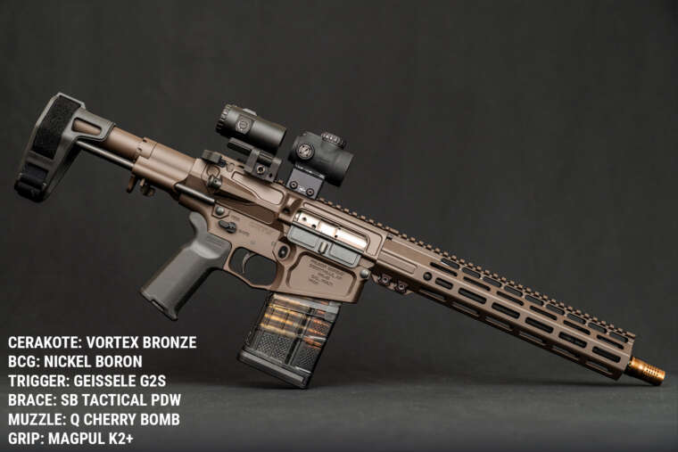 Custom Wilson Combat AR-10- .308 WIN – 12.5″ PDW Pistol – NRC Industries