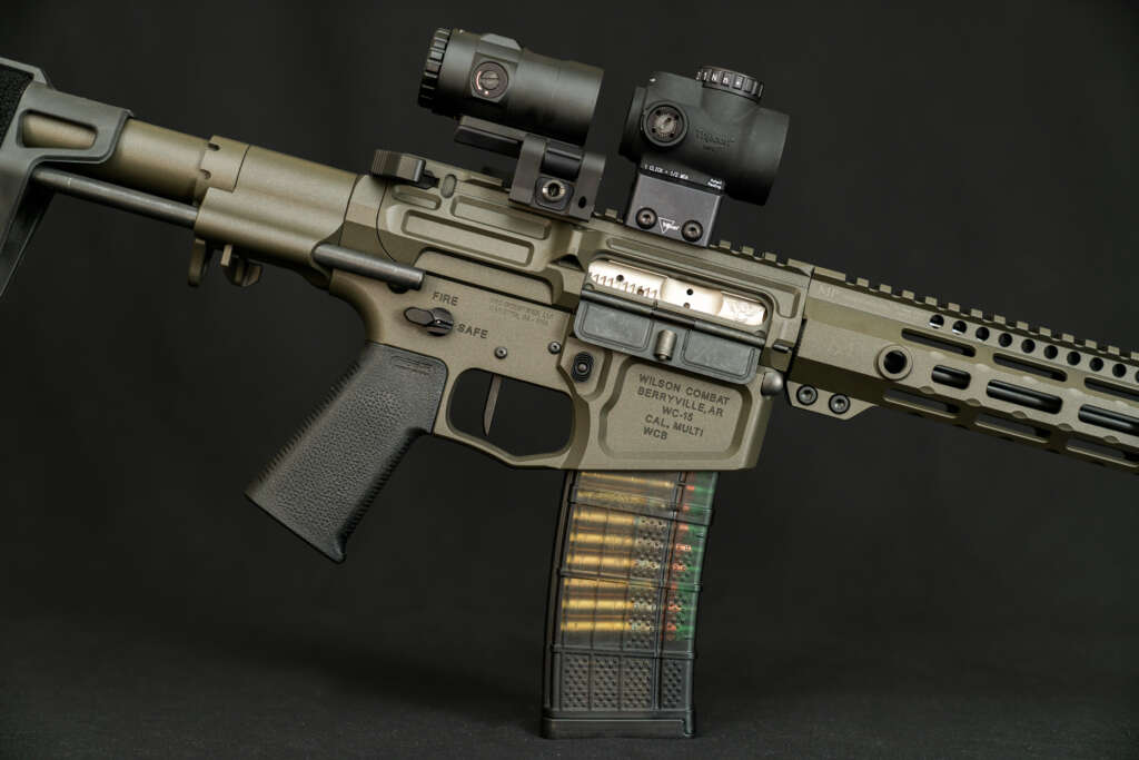 Wilson Combat – 5.56 NATO – OD Gunmetal Cerakote – 11.3″ PDW Pistol ...