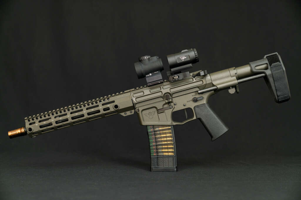Wilson Combat – 5.56 NATO – OD Gunmetal Cerakote – 11.3″ PDW Pistol ...