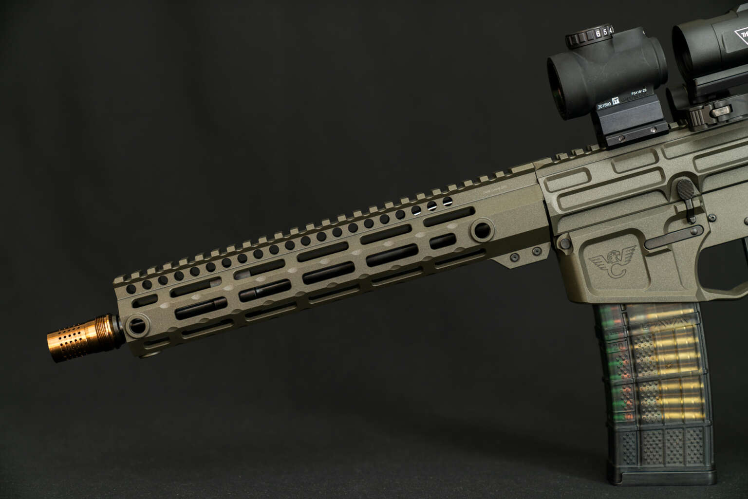 Wilson Combat – 5.56 NATO – OD Gunmetal Cerakote – 11.3″ PDW Pistol ...