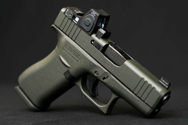 Glock 43X OD Gunmetal w/ Trijicon RMR CC 3.25 MOA – NRC Industries
