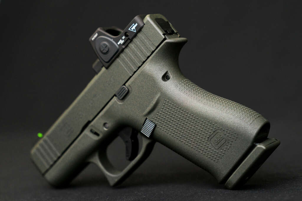 Glock 43X OD Gunmetal w/ Trijicon RMR CC 3.25 MOA – NRC Industries
