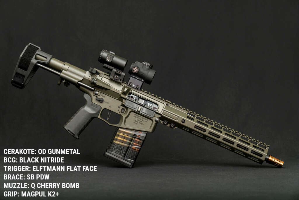 Custom Wilson Combat AR-10- .308 WIN – 12.5″ PDW Pistol – NRC Industries