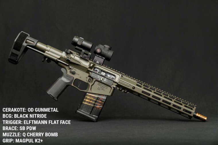 Custom Wilson Combat AR-10- .308 WIN – 12.5″ PDW Pistol – NRC Industries