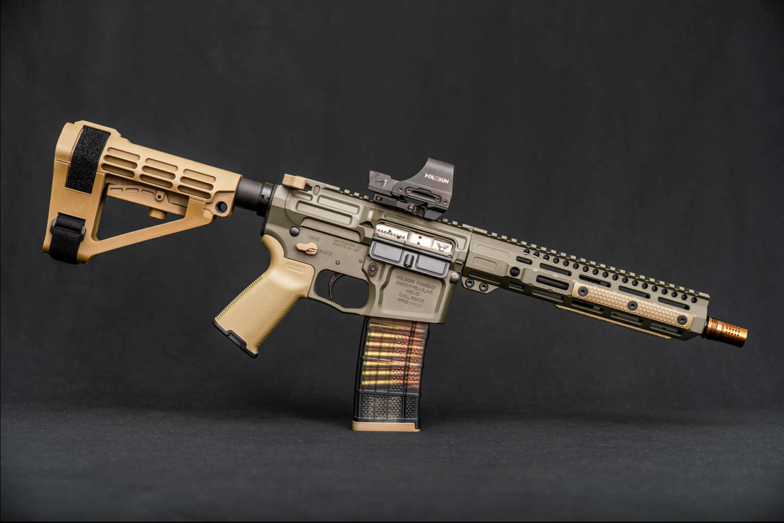 Wilson Combat – .300 BLK – OD Gunmetal – 10.3″ Pistol – NRC Industries