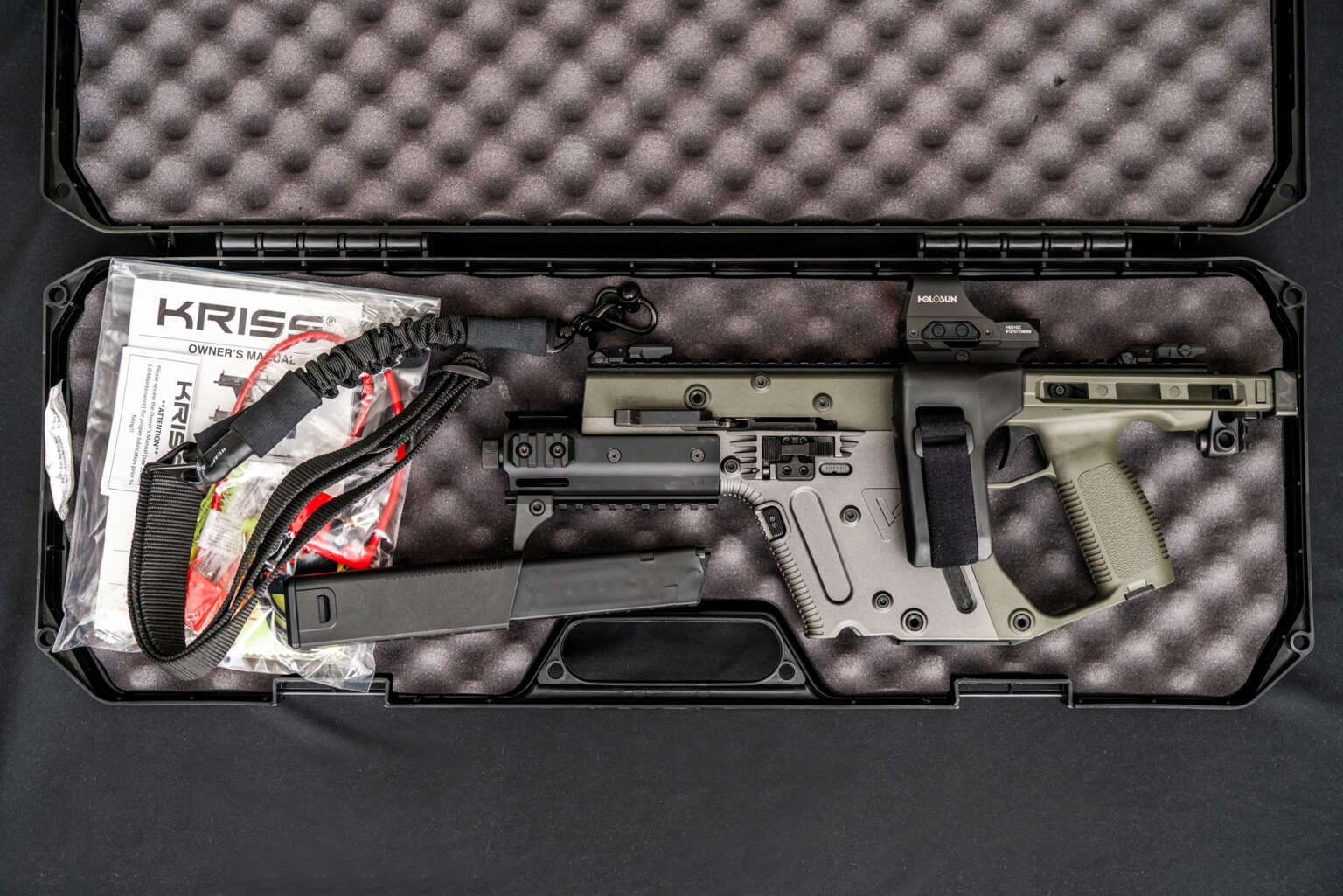 Kriss Vector .45 ACP Gen 2 – Two Tone OD Gunmetal Cerakote – Folding ...