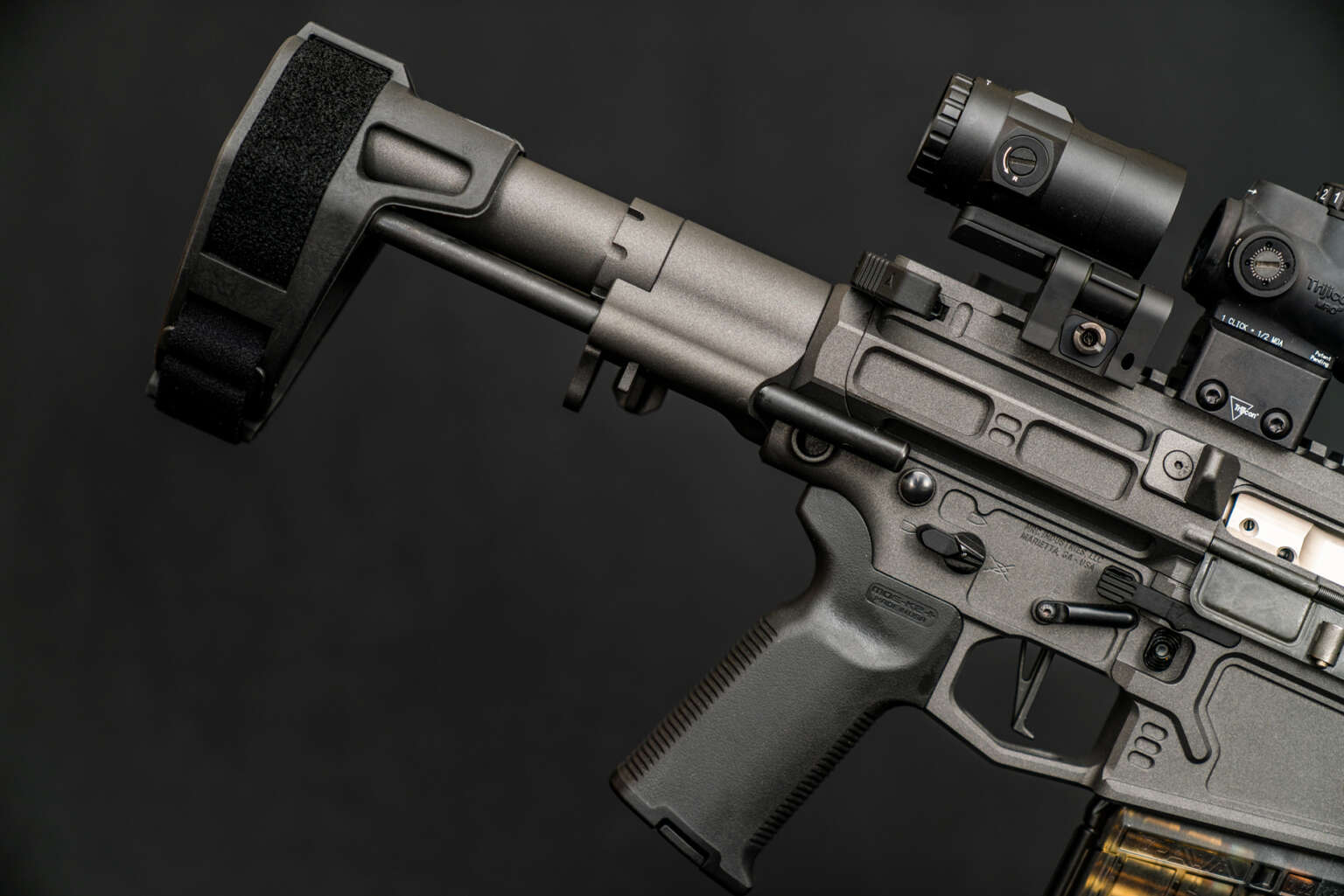 SLR Rifleworks – .308 WIN – Dark Tungsten – 12.5″ PDW Pistol – NRC ...