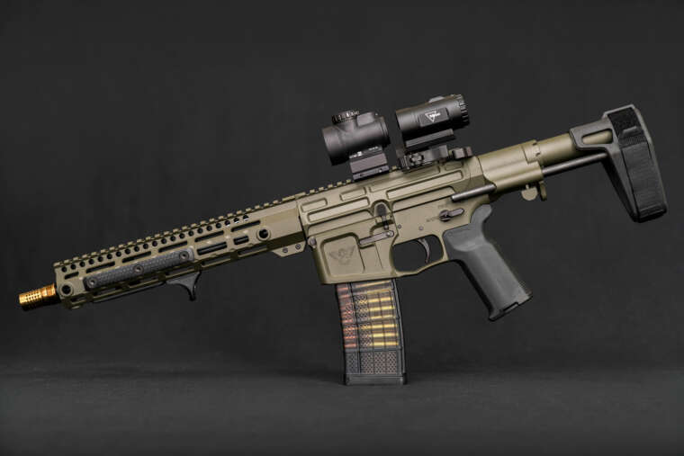 Wilson Combat – 5.56 NATO – OD Gunmetal Cerakote – 11.3″ PDW Pistol ...