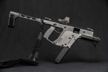 Kriss Vector 9mm Gen 2 – Two Tone Tungsten – Folding Brace – NRC Industries
