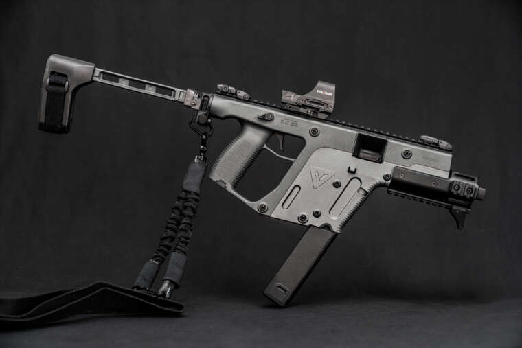 Kriss Vector 9mm Gen 2 – Two Tone Tungsten – Folding Brace – NRC Industries