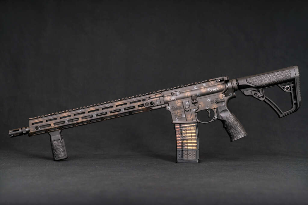 Daniel Defense DDM4 V7 – 5.56 NATO – Rattlecan Camoflauge – 16″ Rifle ...