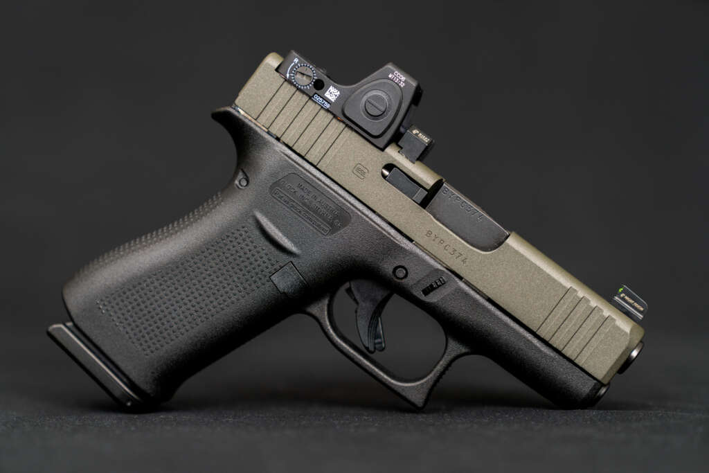 Glock 43X OD Gunmetal Slide w/ Trijicon RMR CC 3.25 MOA – NRC Industries