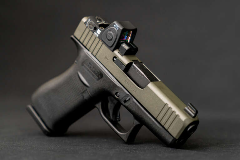 Glock 43X OD Gunmetal Slide w/ Trijicon RMR CC 3.25 MOA – NRC Industries