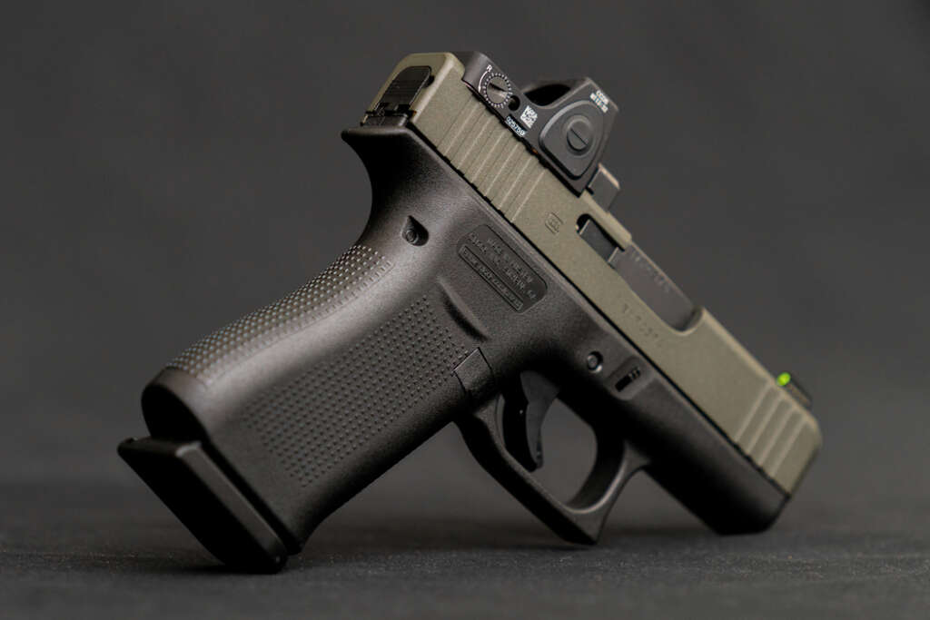Glock 43X OD Gunmetal Slide w/ Trijicon RMR CC 3.25 MOA – NRC Industries