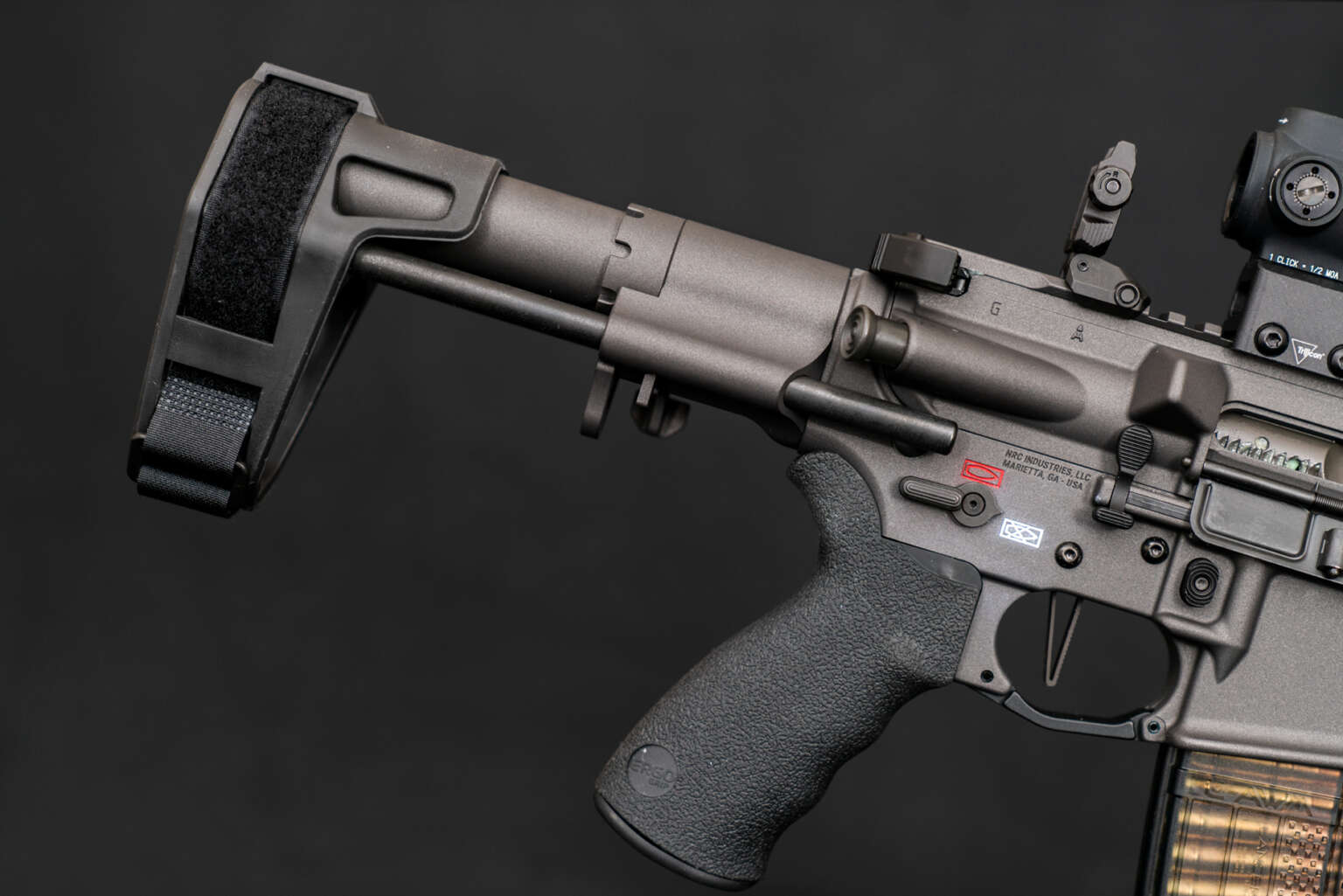 LMT MARS-L & Geissele – .300 BLK – Dark Tungsten – 10.3″ PDW Pistol ...