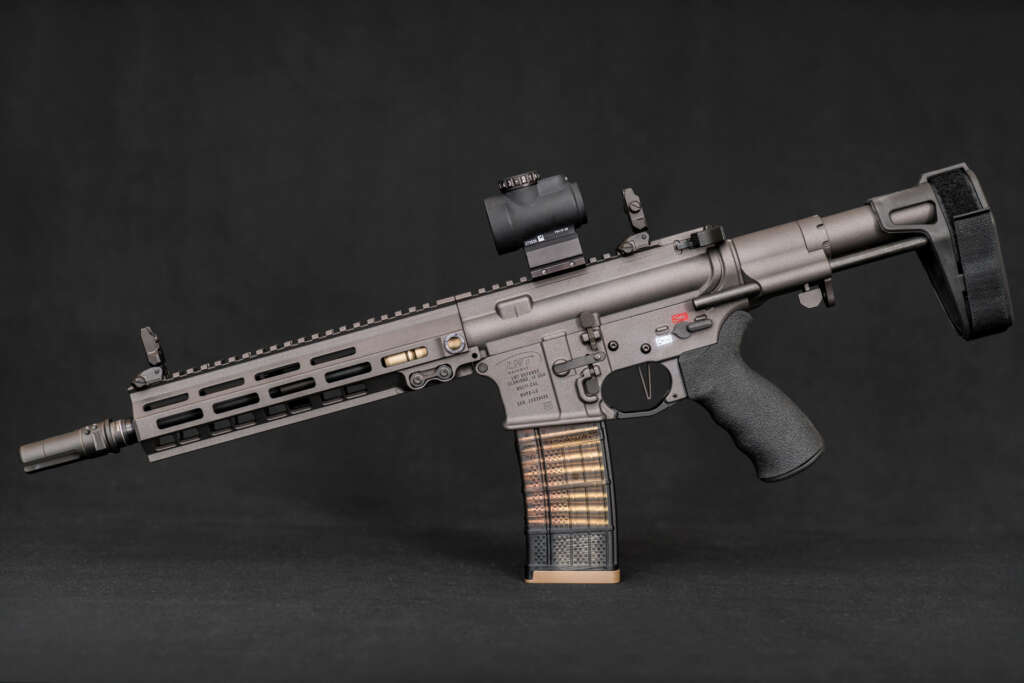 LMT MARS-L & Geissele – .300 BLK – Dark Tungsten – 10.3″ PDW Pistol ...