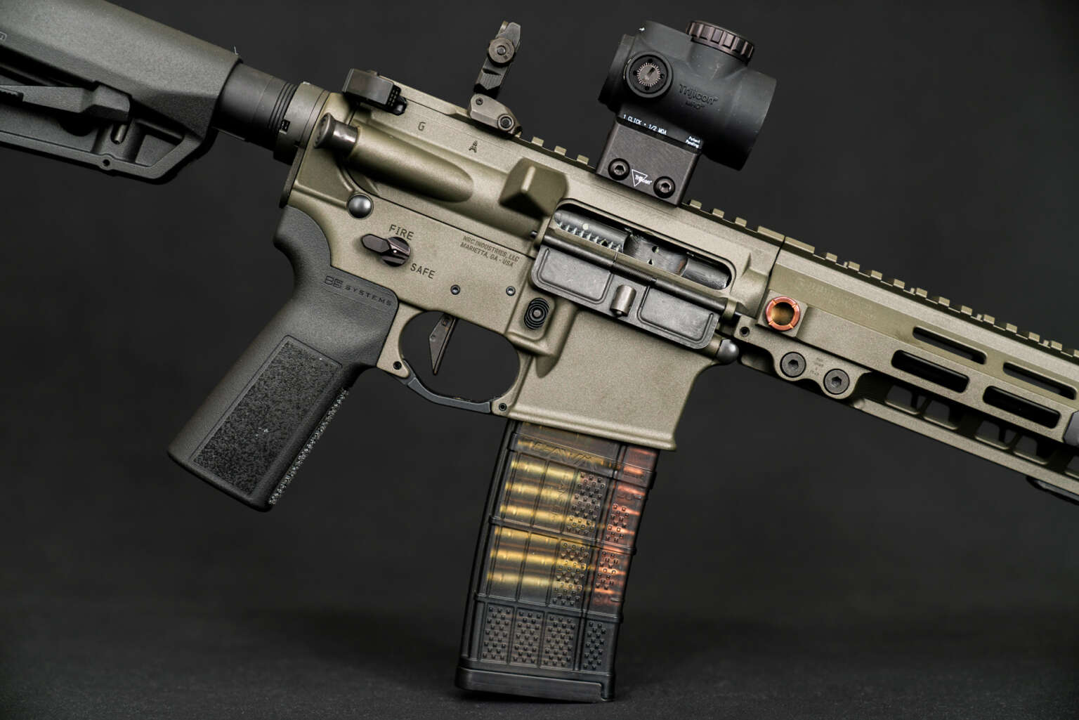 Geissele Automatics MK8 CHF – 5.56 NATO – OD Gunmetal – 14.5 Pinned ...