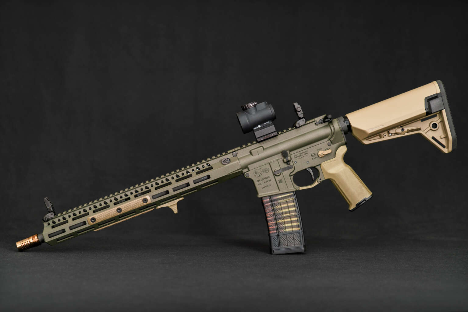 Colt LE6920 M4 Carbine – 5.56 NATO – OD Gunmetal & FDE – 16″ Rifle ...