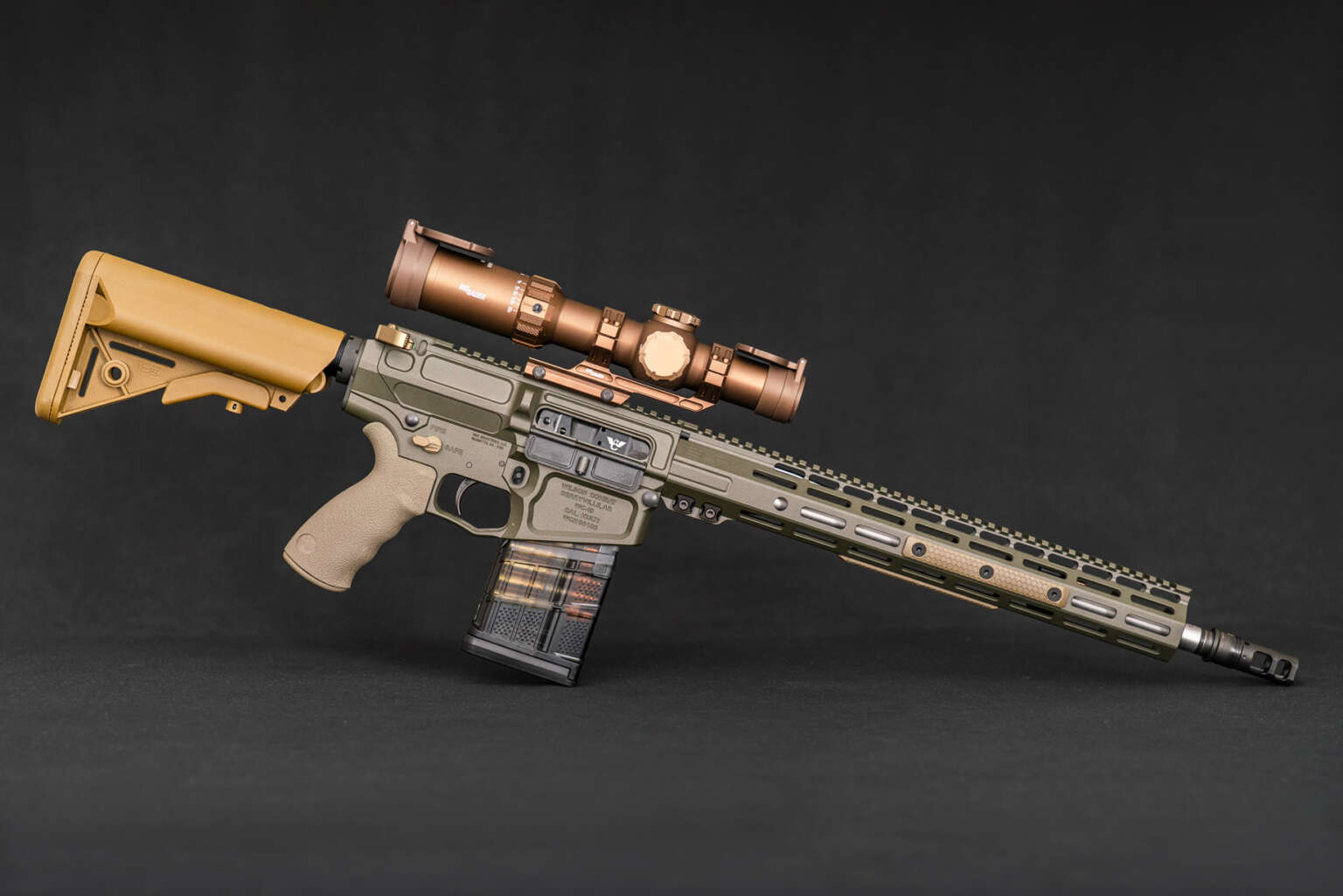 Wilson Combat – .308 Win – OD Gunmetal & FDE – 16″ Rifle – NRC Industries