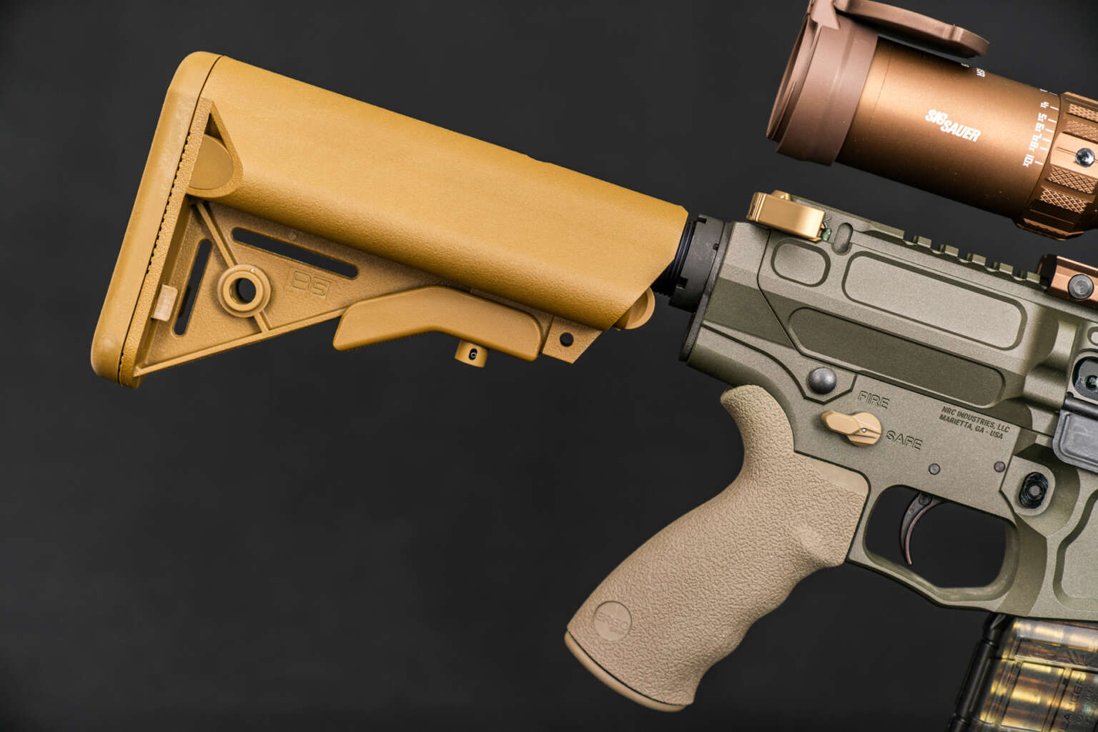 Wilson Combat – .308 Win – OD Gunmetal & FDE – 16″ Rifle – NRC Industries