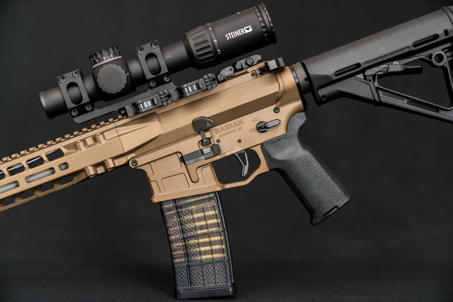 Radian Weapons Model 1 – .223 Wylde – Radian Brown – 14.5″ Pinned ...