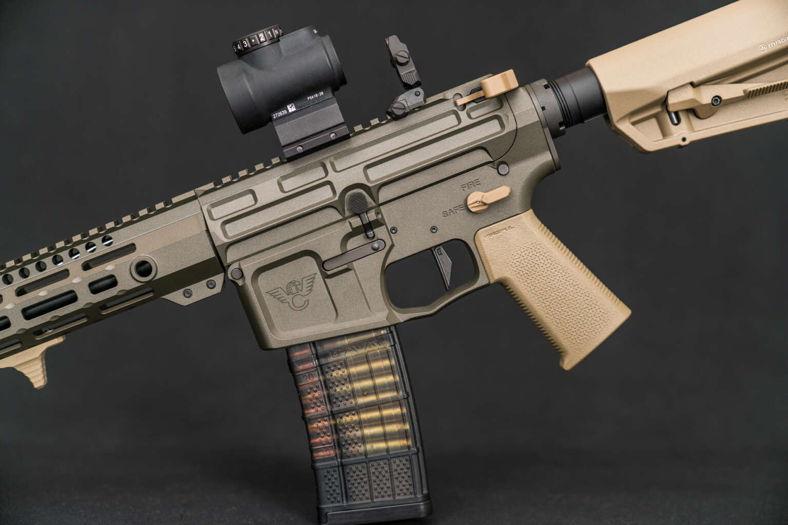 Wilson Combat – 5.56 NATO – OD Gunmetal & FDE – 13.9″ Pinned & Welded ...