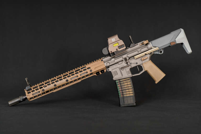 SLR Rifleworks – 5.56 NATO – Tungsten & FDE – 13.7″ Pinned & Welded ...