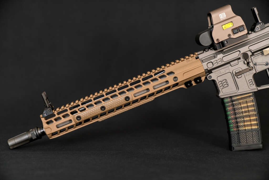 SLR Rifleworks – 5.56 NATO – Tungsten & FDE – 13.7″ Pinned & Welded ...