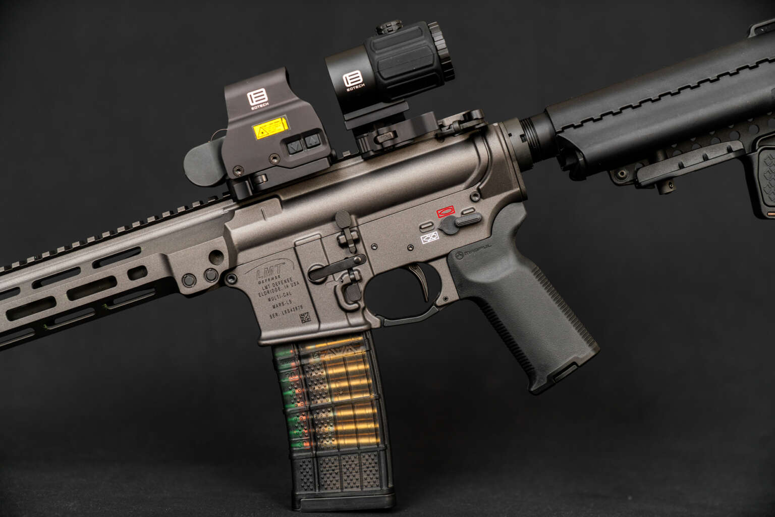 LMT MARS-L MRP-L – 5.56 NATO – Dark Tungsten – 16″ Rifle – NRC Industries