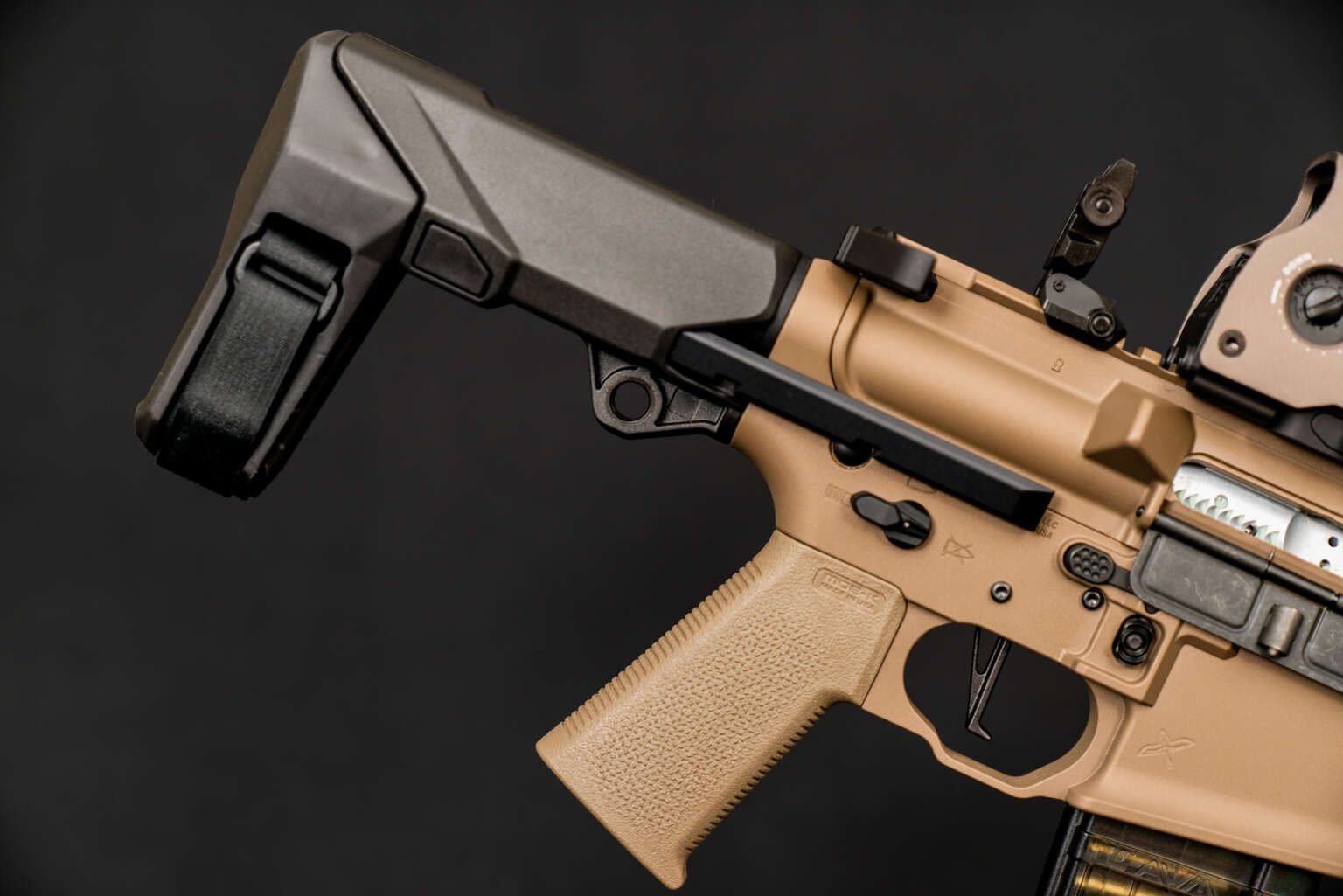 SOLGW Forward Controls Design – 5.56 NATO – Metallic Coyote – 12.5″ PDW ...