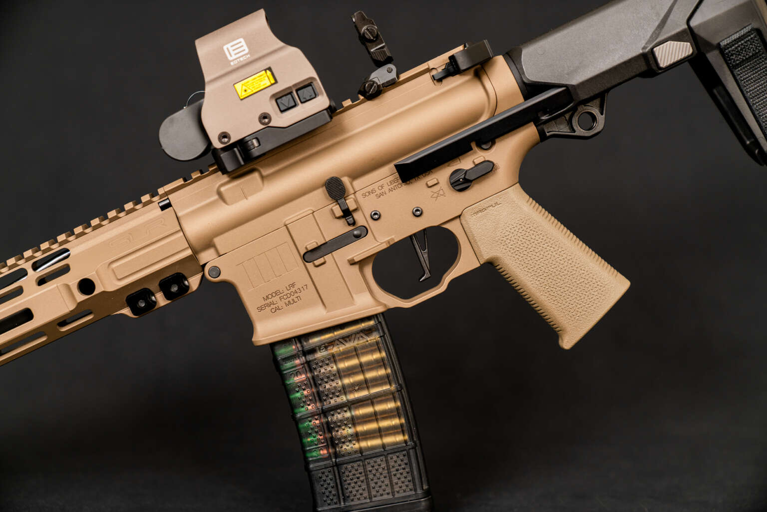 SOLGW Forward Controls Design – 5.56 NATO – Metallic Coyote – 12.5″ PDW ...