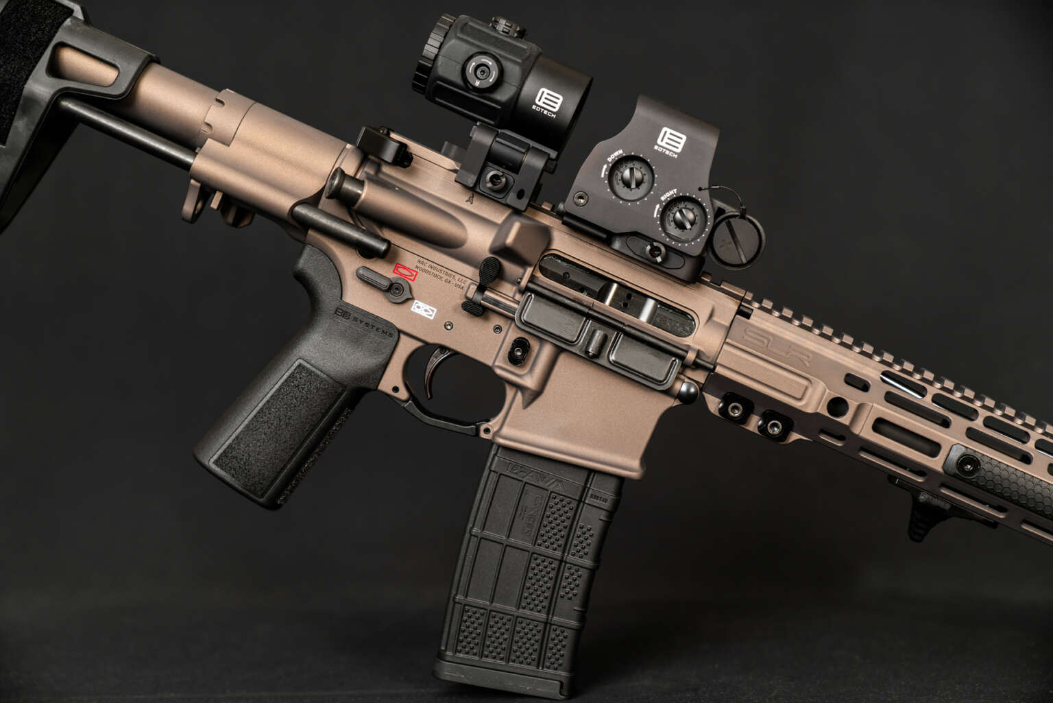LMT MARS-L & SLR – 6MM ARC – Arid Brown – 12″ PDW Pistol – NRC Industries