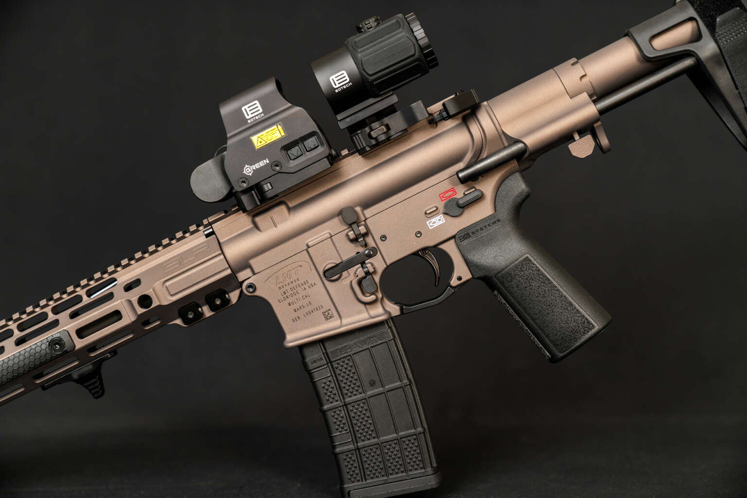 LMT MARS-L & SLR – 6MM ARC – Arid Brown – 12″ PDW Pistol – NRC Industries