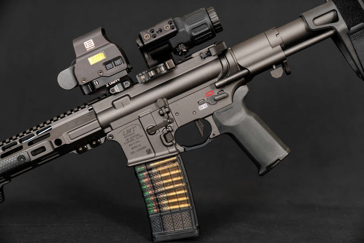 LMT MARS-L & SLR – .300 BLK – Black Metallic – 11.5″ PDW Pistol – NRC ...