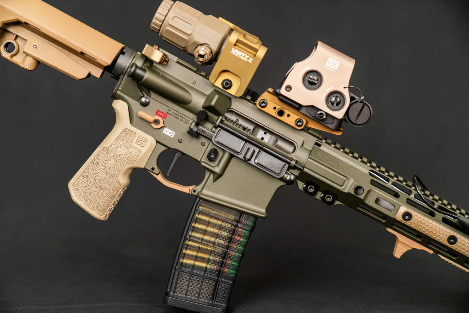 LMT MARS-L & SLR – 5.56 NATO – OD Gunmetal & FDE – 11.3″ PDW Pistol ...