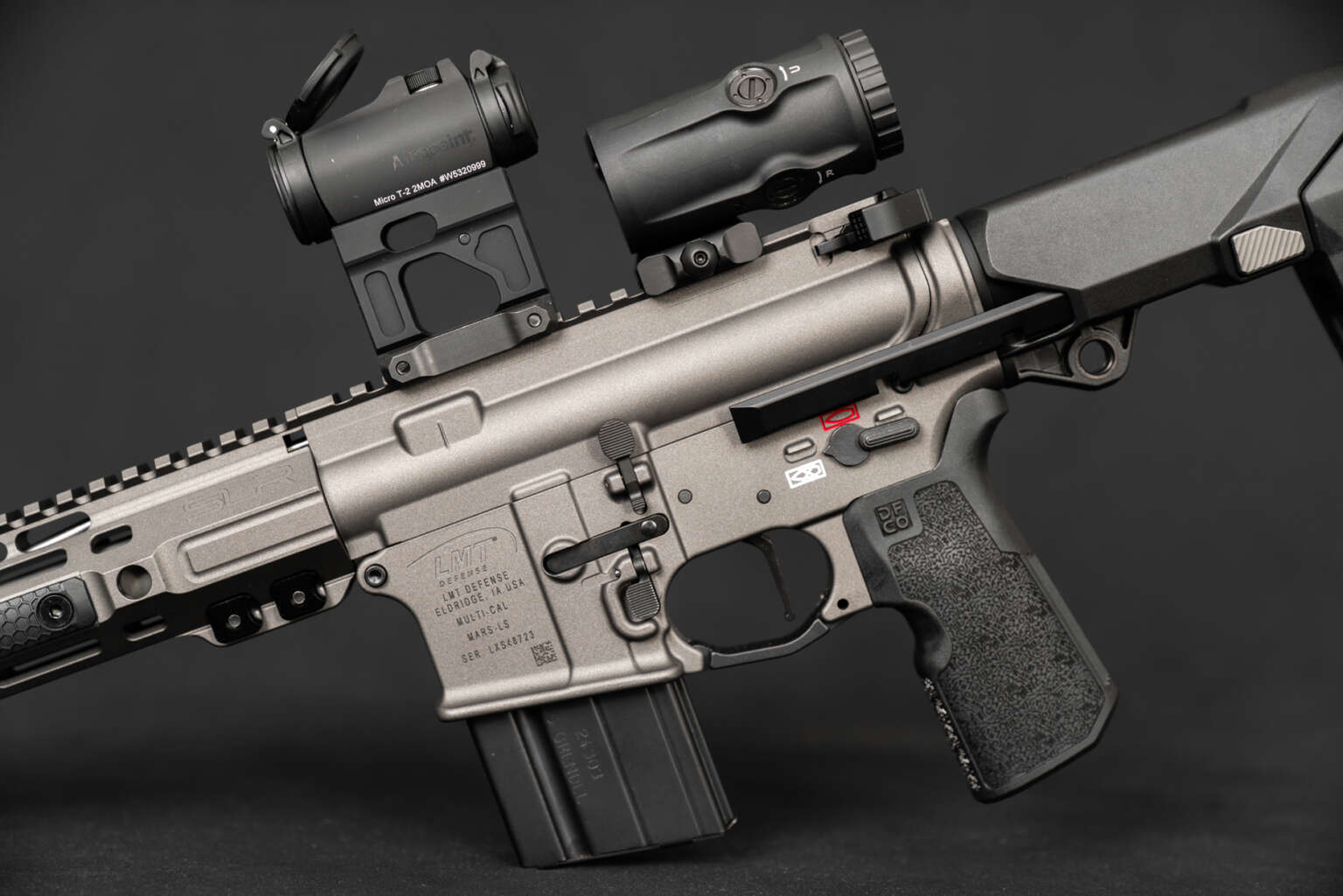 LMT MARS-L & SLR – 338 ARC – Tungsten – 8.5″ PDW Pistol – NRC Industries